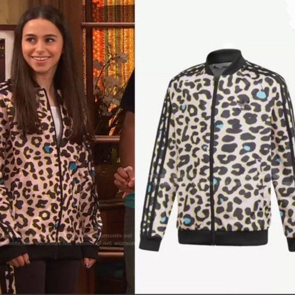 adidas | Jackets & Coats | Adidas Leopard Print Superstar Track Jacket ...